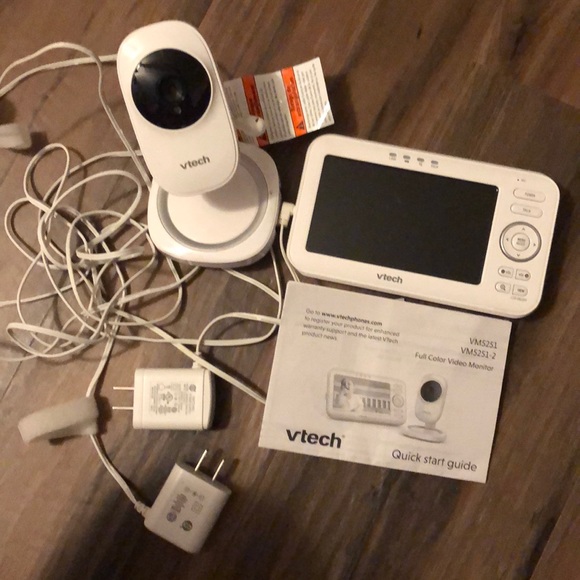 vtech | Other | Vtech Full Color Baby Video Monitor With Many Features ...